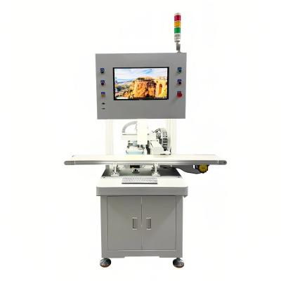 China Visual Positioning Automatic Labeling Machine 220V 50Hz Adhesive Sticker Labeling Machine for sale