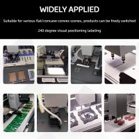 China Visual Positioning Automatic Labeling Machine 220V 50Hz Adhesive Sticker Labeling Machine for sale