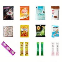 China Three Side Seal Coffee Packing Machine Fully Automatic Powder Filling Packing Machine 1.8kw for sale