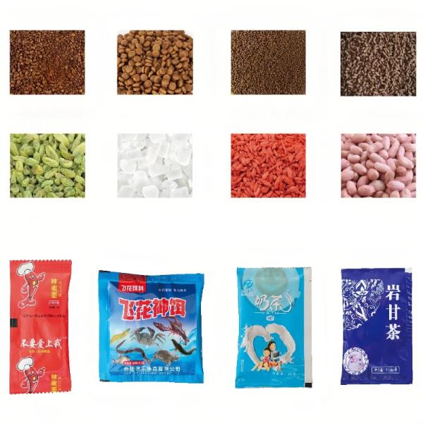 Quality High Speed Automatic Granule Packing Machine 2.35kw 3 Side Seal Packaging for sale