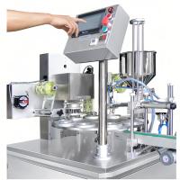 China Rotary Yogurt Cup Packing Machine for sale