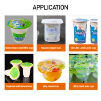 China Rotary Yogurt Cup Packing Machine for sale