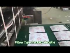 single feed automatic pouch filling and sealing machine rotary cutter pillow pouch machine 380v
