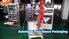 Fully Automatic Vertical Liquid Sauce Packing Machine for Garlic Chili Sauce