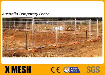 China abrazaderas temporales desprendibles de 3.5m m Mesh Fencing With Concrete Block en venta