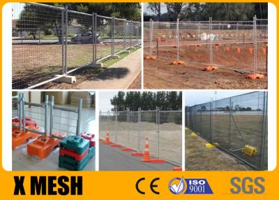 China Gelast Gegalvaniseerd Metaal Mesh Fencing, Draagbare Openluchtomheining 2,4 X 2,1 Meter Te koop