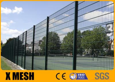 China Security Weld Panels Peach Post Anti Climb Mesh Fence 1230mm Height for sale