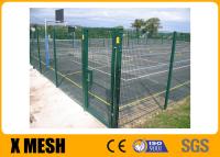 China 630×2500mm Standard Double Wire Welded Mesh Fence Square Hole Galvanized for sale