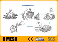 Китай Тяжелые сваренные гальванизированные коробка Gabion и тюфяк 2x1x1m Astm A975 Gabion продается