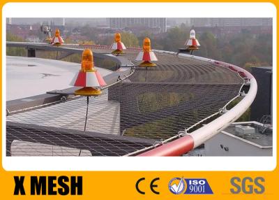 Cina Beni durevoli 7 x 7 tipo metallo tessuto 3mm Mesh For Railing Non Rusting in vendita