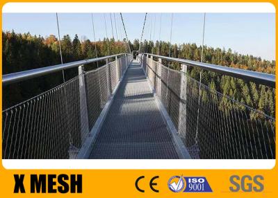 Cina Beni durevoli 7 x 7 tipo metallo tessuto 3mm Mesh For Railing Non Rusting in vendita