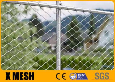 Cina 9 calibro 50x50mm 6 piedi di recinto Panels Wire Mesh Security Fence del collegamento a catena in vendita