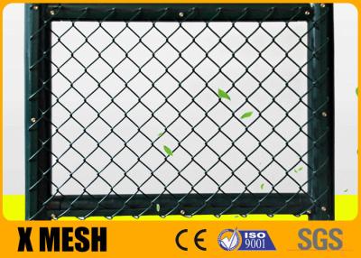 Cina 6FT 8FT 9 PVC di Black della barriera di sicurezza del collegamento a catena del diamante del calibro 50X50mm hanno ricoperto in vendita