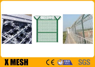 Cina metallo di sicurezza di altezza di 2440mm che recinta 51mmx152mm Diamond Hole Size in vendita