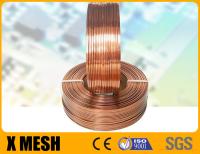 China Flat Type Coated Copper Galvanized Stitching Wire For Corrugated Box Coil for sale