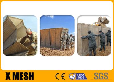 Cina Lega di alluminio difensiva saldata dello zinco della barriera dei canestri del gabbione ricoperta per il bastione militare in vendita