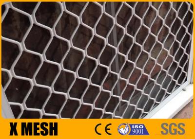 China Witte kleur Diamant uitgebreide metalen gaas schermroosters 1250*2050mm Te koop