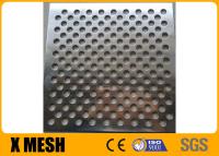 China 2.44m Length Perforated Stainless Steel Mesh Round Shape Metal For Decoration Wall for sale