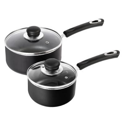 Cina La nuova cucina di progettazione che cucina le pentole antiaderanti della casseruola di Pan Cookware Milk Pot Aluminum della salsa mette con la maniglia della bachelite in vendita