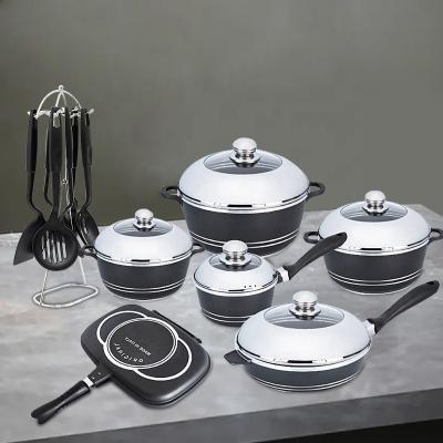 Cina Il bastone di alluminio dei nuovi pc di arrivo 23 non che cucina i vasi mette le pentole di induzione dei vasi e delle pentole che cucinano i vasi in vendita