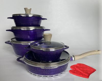 Cina Le pentole dirette dell'insieme del vaso della fabbrica messe cucinare l'alluminio della cucina insiemi delle pentole della pressofusione in vendita