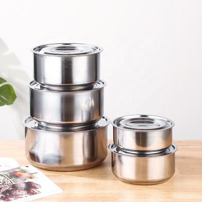 Cina Vasi caldi Ollas delle pentole di acciaio inossidabile del vaso della minestra del ristorante di vendita che cucina l'insieme degli articoli che cucina vaso con il coperchio in vendita
