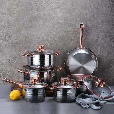 Cina Migliore maniglia d'argento di vendita di acciaio inossidabile di Pan Cooking Pot Sets With della frittura del vaso della minestra del vaso della salsa della cucina in vendita
