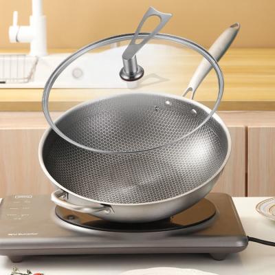 Cina Cucina multifunzionale del fondo piatto del nuovo prodotto che cucina la padella antiaderante di acciaio inossidabile degli articoli in vendita