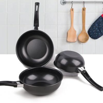 Cina Nuova cucina di progettazione che cucina il vaso antiaderante delle pentole della casseruola del ferro di Pan Cookware Milk Pot della salsa con la maniglia della bachelite in vendita