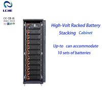 Quality High Voltage Stackable LiFePO4 Battery Cabinet with CAN Communication All-In-One for sale
