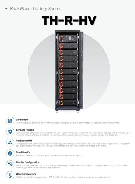 Quality High Voltage Stackable LiFePO4 Battery Cabinet with CAN Communication All-In-One for sale