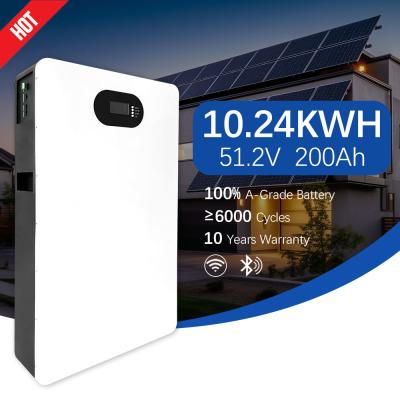 China Batería de litio solar para el hogar de 10 kWh Powerwall de 48 V, la mejor a la venta, batería para sistemas solares, inversor y batería de litio todo en uno en venta
