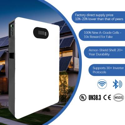 중국 100Ah 200Ah 48V 리튬 배터리 팩 태양광 냉동고 패널 및 배터리 에너지 태양광 발전기 가정용 태양광 시스템 판매용