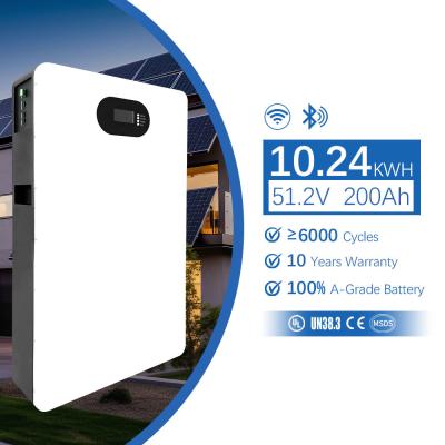 China 51.2V 100Ah 10kWh 15kWh Lithium Battery Hektary Off Grid TV Mini Wall Mounted Portable Battery Operated AC 200Ah Lithium Battery for sale