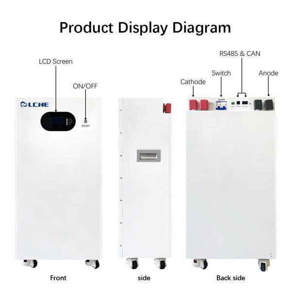 Quality 51.2V Lithium Ion Solar Portable Power Hybrid System Camping Batteries 20 Kw for sale