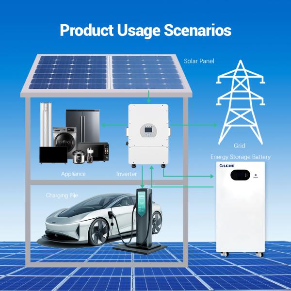 Quality 48V 200Ah LiFePO4 Home Energy Storage Battery Complete Solar Power System Kit for sale