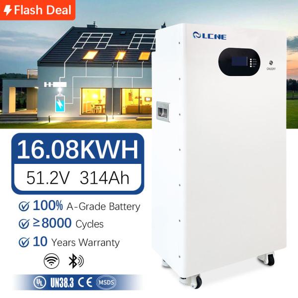 Quality 51.2V 48V 314Ah Lithium Battery Sistema de Energia Solar Lithium Ion Generator Solar Providers Solar Panel DIY Home Battery Box for sale