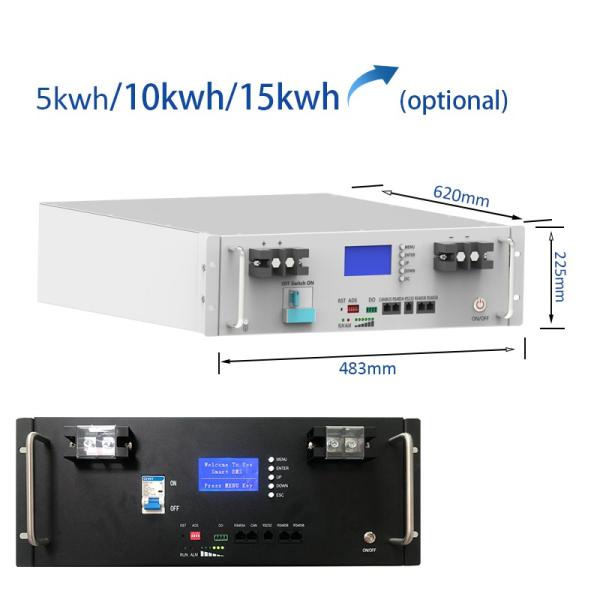 Quality Langchuan 48V 100Ah 200Ah 5kwh 10kwh Rack-Mounted Lifepo4 Battery Hybrid Grid for sale