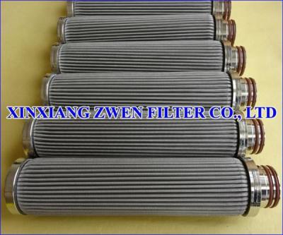 China Pleated Wire Mesh Filter Element for sale