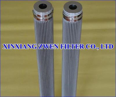 China Pleated Wire Mesh Filter Cartridge for sale