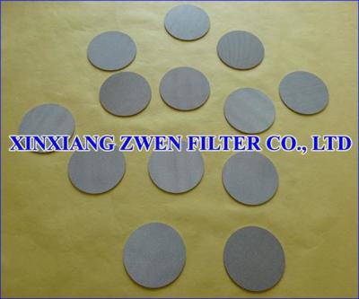 China Stainless Steel Sintered Filter Disc for sale