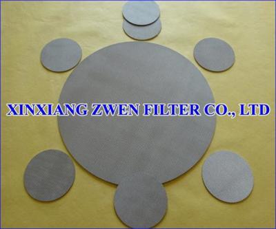 China Sintered Metal Filter Disc for sale