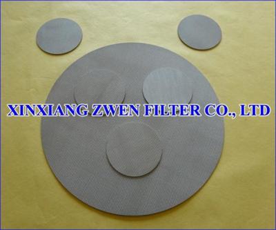 China Sintered Circular Filter Disc for sale