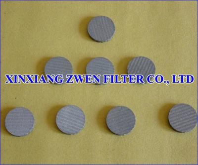 China Sintered Wire Mesh Disc for sale