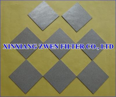 China SS Powder Filter Sheet for sale
