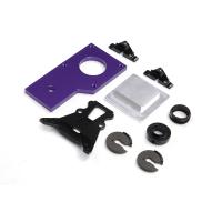 China CNC Machined Robotics Aluminum Bracket ±0.02mm Tolerance Silver Anodized for Industrial Automation for sale