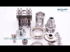 5 Axis CNC Milling Aluminium Turning Alloy Low Density Precision