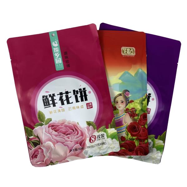 Quality High Quality Self-Sealing Aluminium Foil Zip Bags Resealable Food Packaging for Milk Jelly Canned Food Dried Fruit Snacks Stand for sale