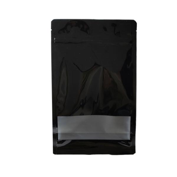 Quality Custom Printing Mylar Bags Resealable ZipLock PE Plastic Stand up Pouch With Transparent Frosted Window for Food for sale