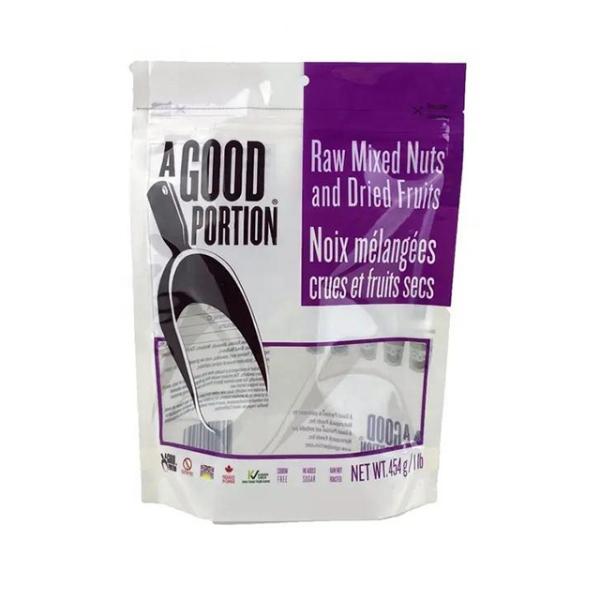 Quality Heat Seal Packing Pouch Bag Stand-Up Barrier Pouches With Clear Window Smell Proof With Zipper for sale